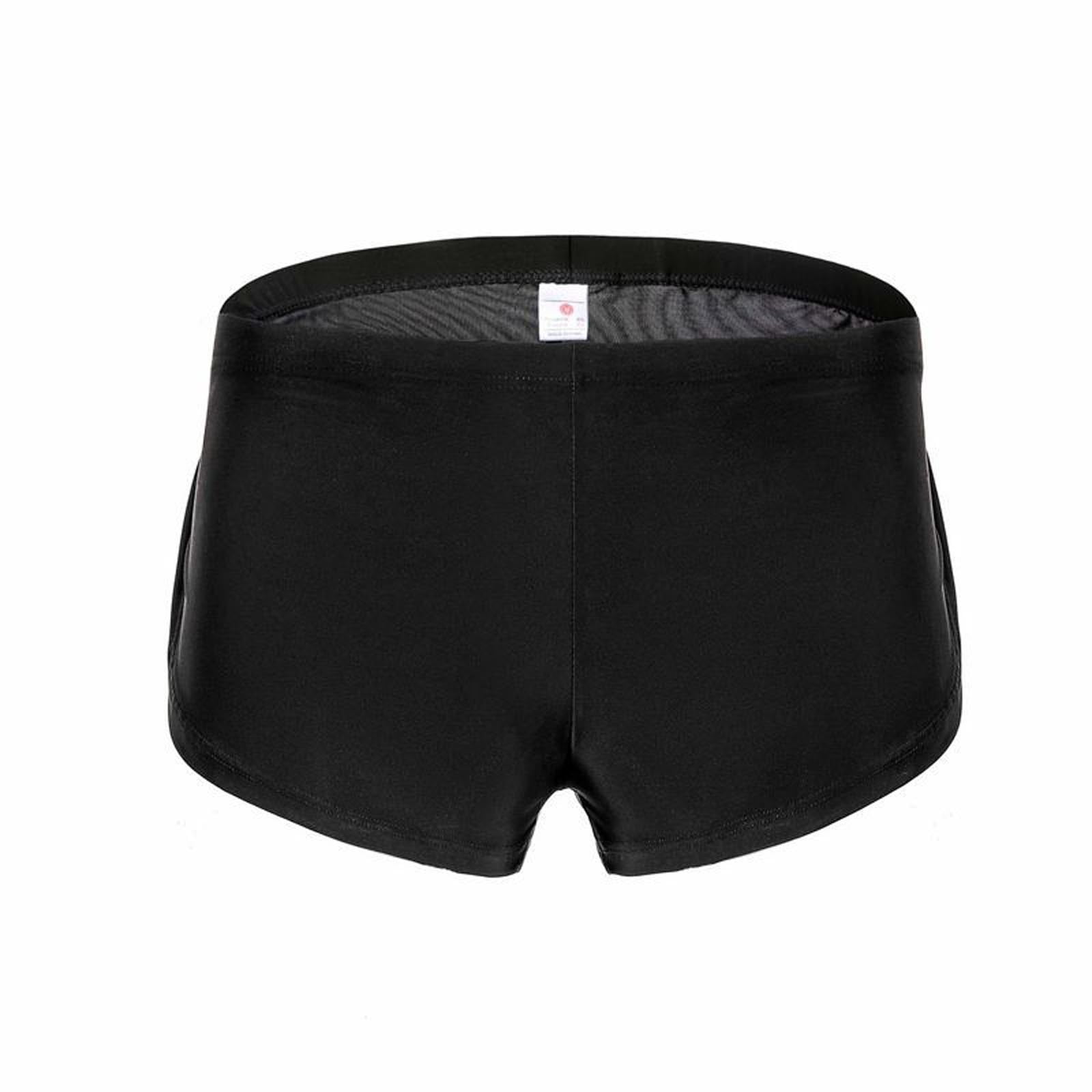 Xysaqa Men's Boxers Underwear, Sexy Side Split Boxers Shorts Briefs ...