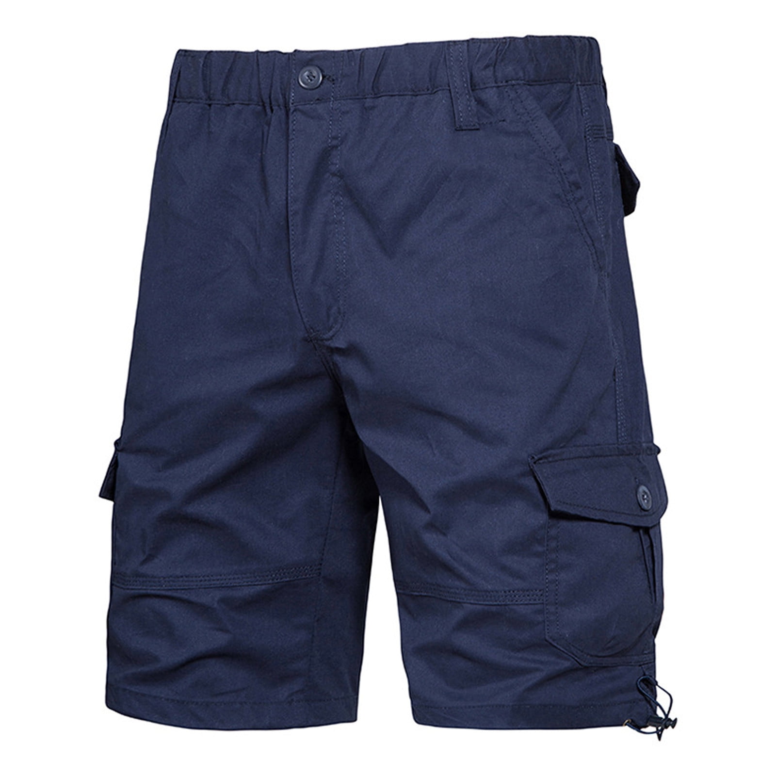 Xysaqa Men's Cargo Work Shorts Big and Tall Multi-Pocket Shorts Casual ...