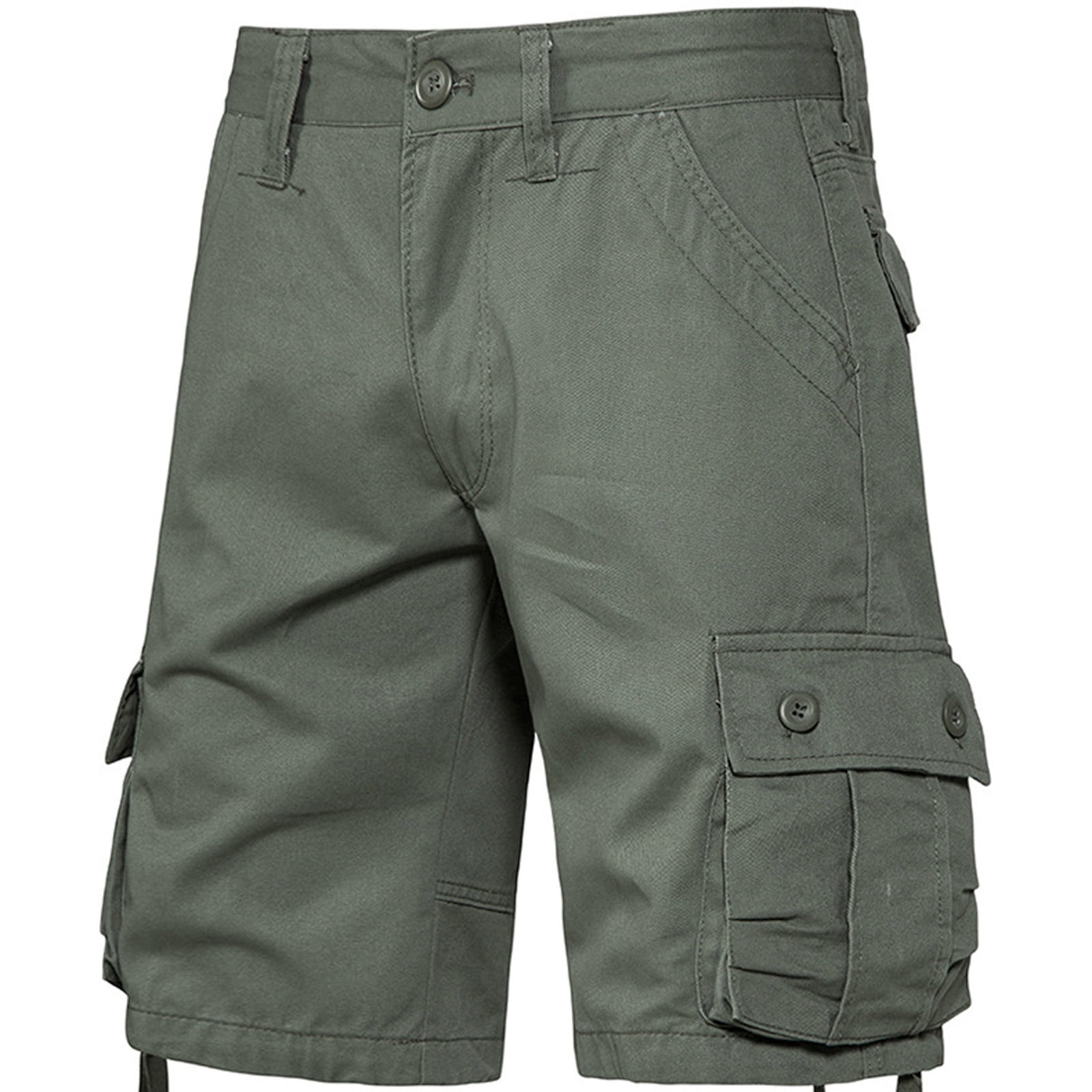 Xysaqa Men's Classic Relaxed Fitted Cargo Short Casual Cotton Cargo ...