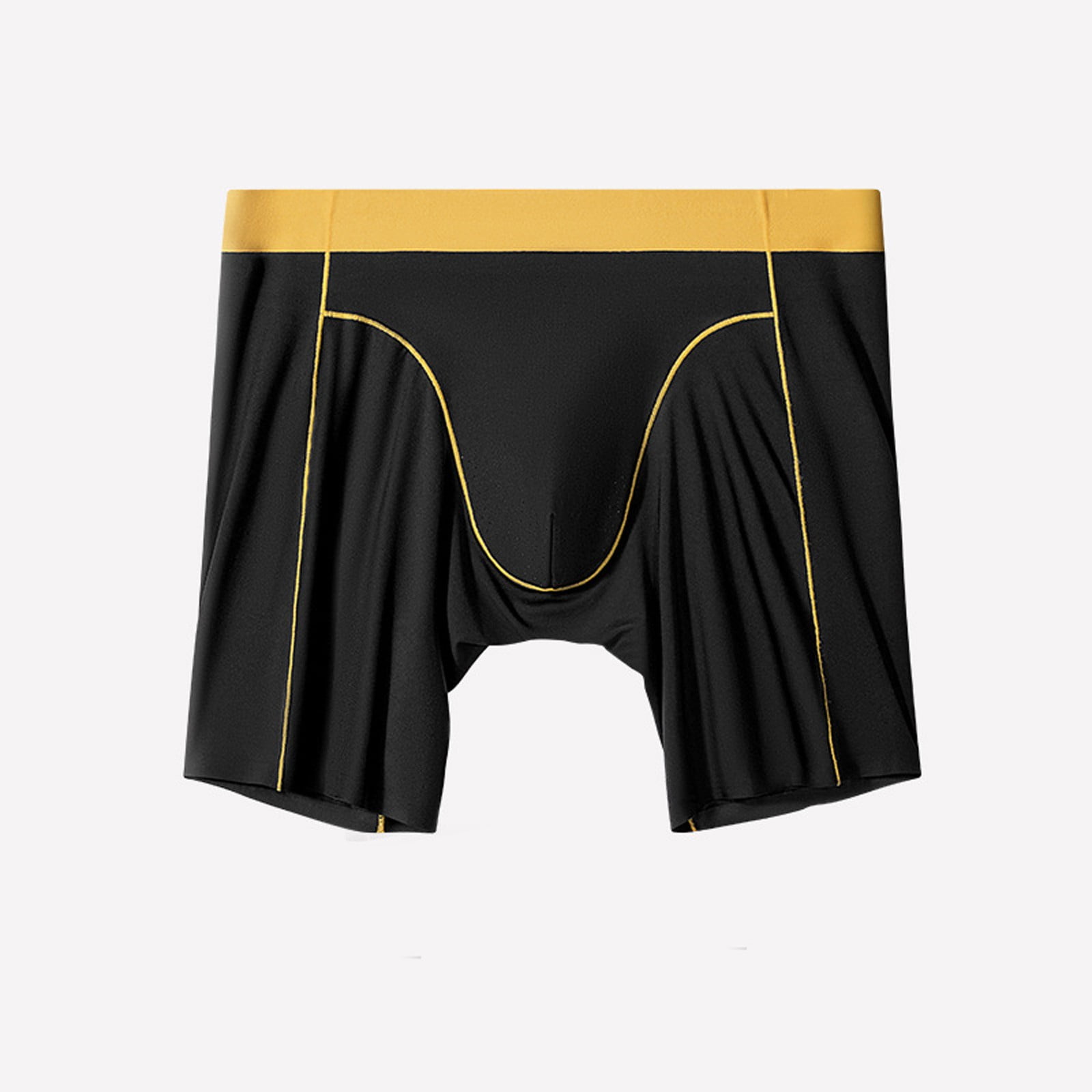 Xysaqa Men's Underwear Soft Ice Silk Boxers Briefs Trunks Big & Tall ...