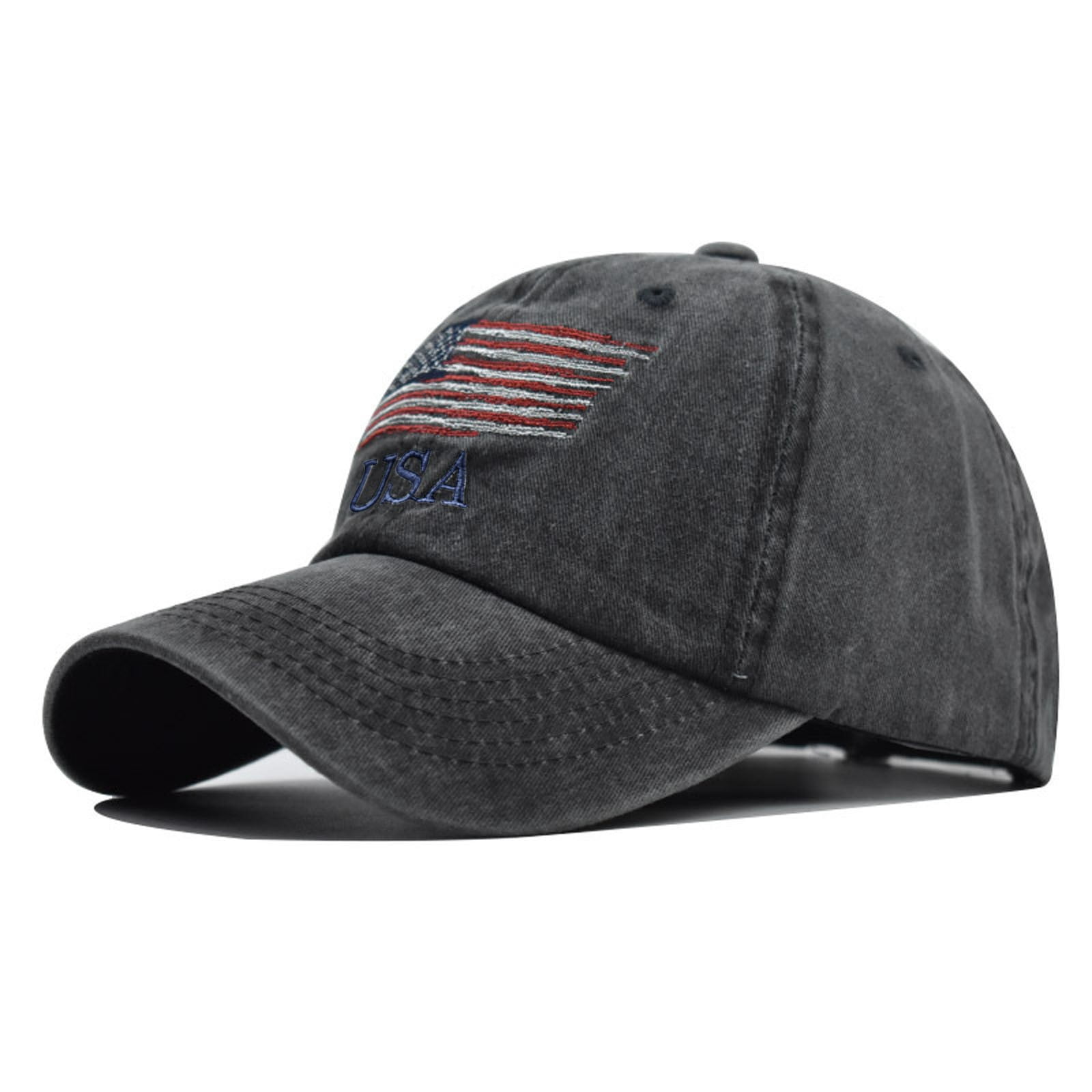 Xysaqa Patriotic Baseball Cap for Women Men USA American Flag Hat ...