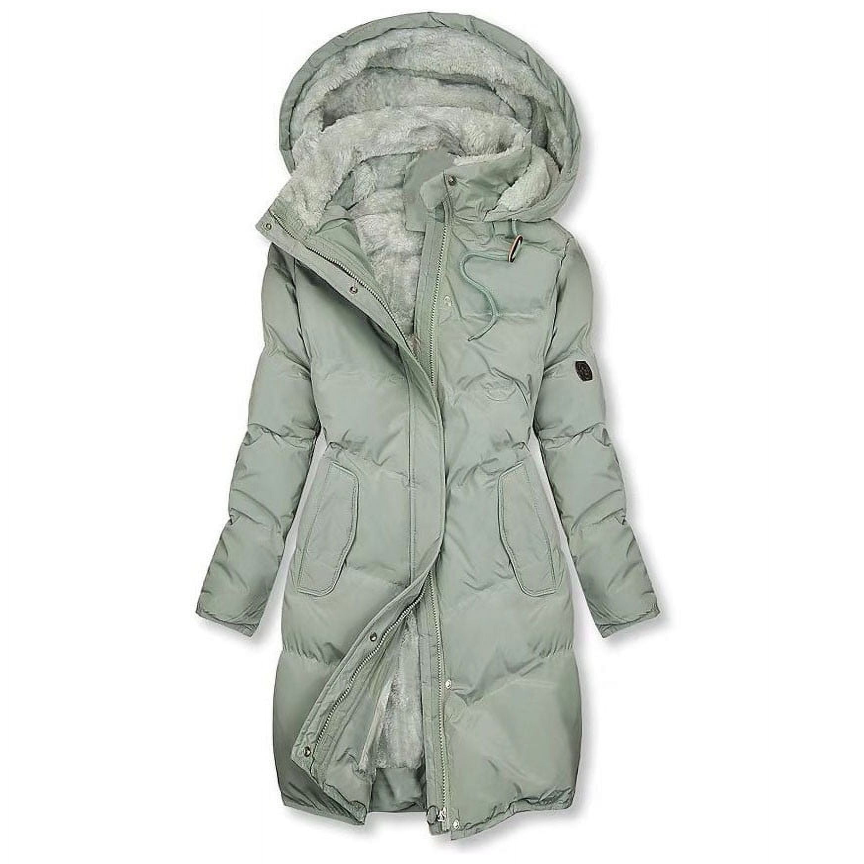 Xysaqa Women's Down Jacket Winter Warm Thicken Long Puffer Parka Coat ...