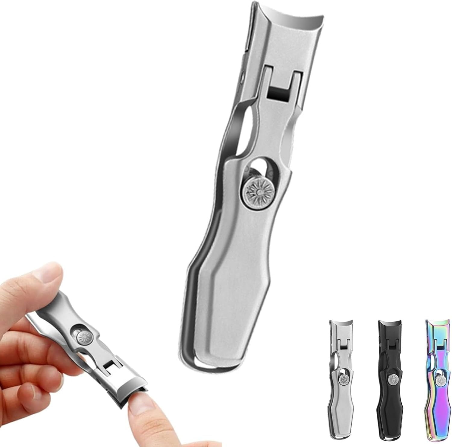 Xyvorin Nail Clippers, Ultra Sharp Stainless Steel Nail Clippers ...