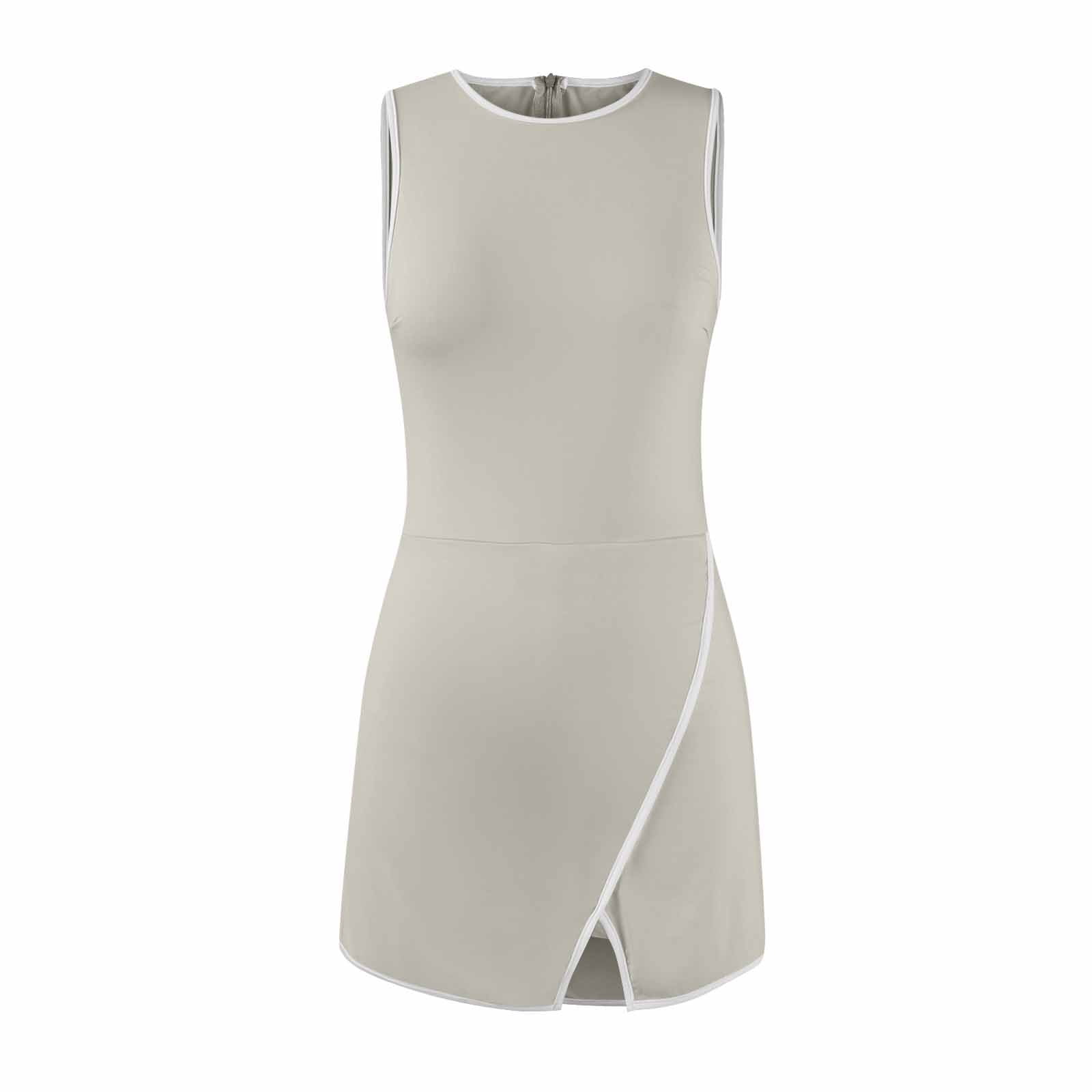 Xyxonk Athletic Dress for Women Summer Workout Wrap Dress with Built in ...