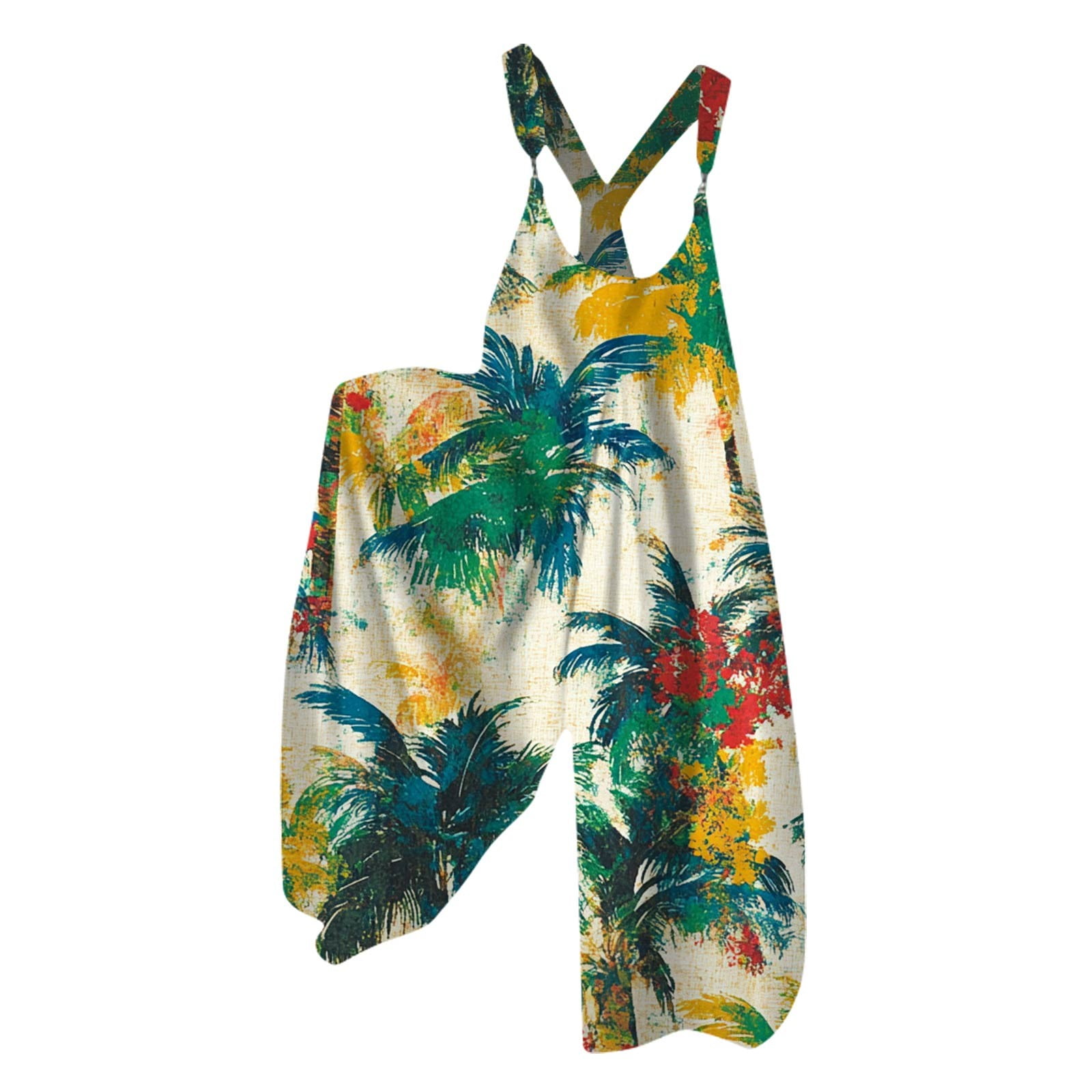 Xyxonk Bohemian Clothes for Women Bib Baggy Plus Size Jumpers Rompers ...