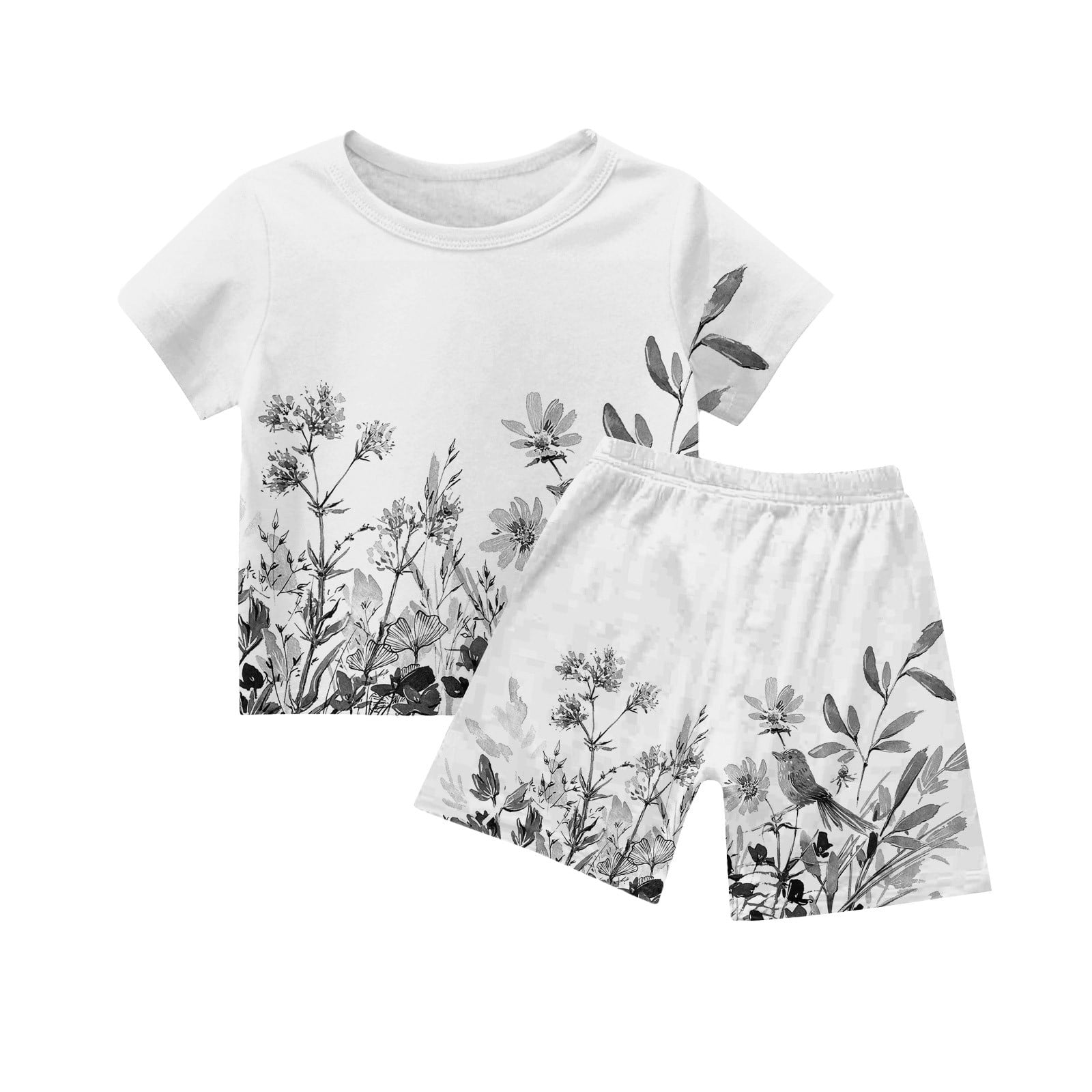 Xyxonk Colorable Pajamas for Ki‭ds Diy Hand Painted Sleepwear 2-Piece ...