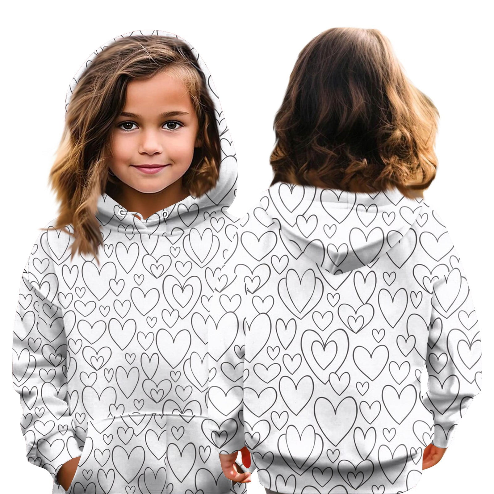 Xyxonk Funny DIY Hand Painted Homewear for Kids Colouring Cute ...