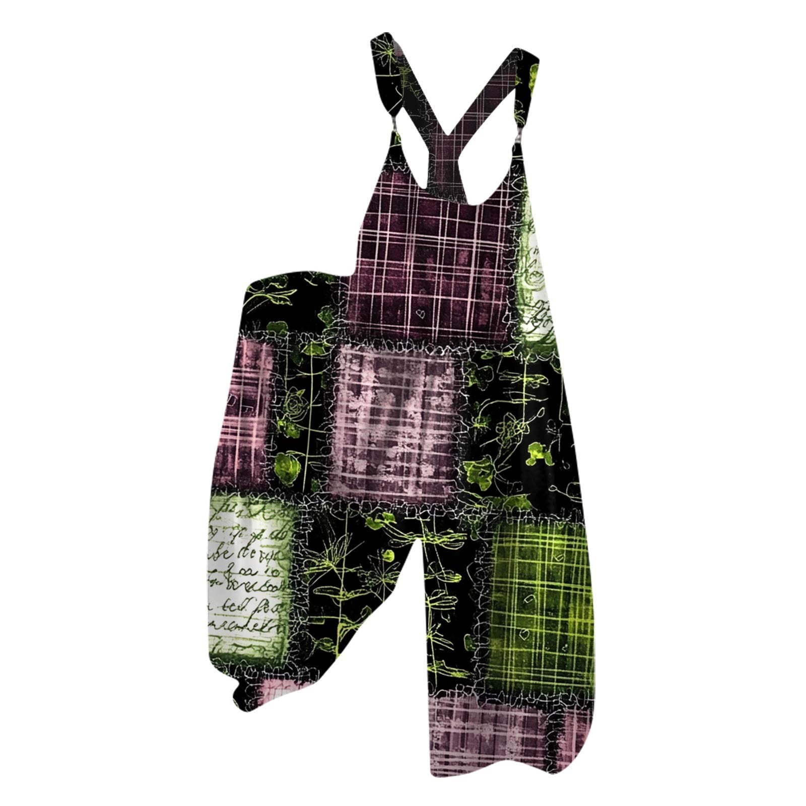 Xyxonk Jumpsuits for Women Summer Loose Plus Size Jumpers Rompers ...