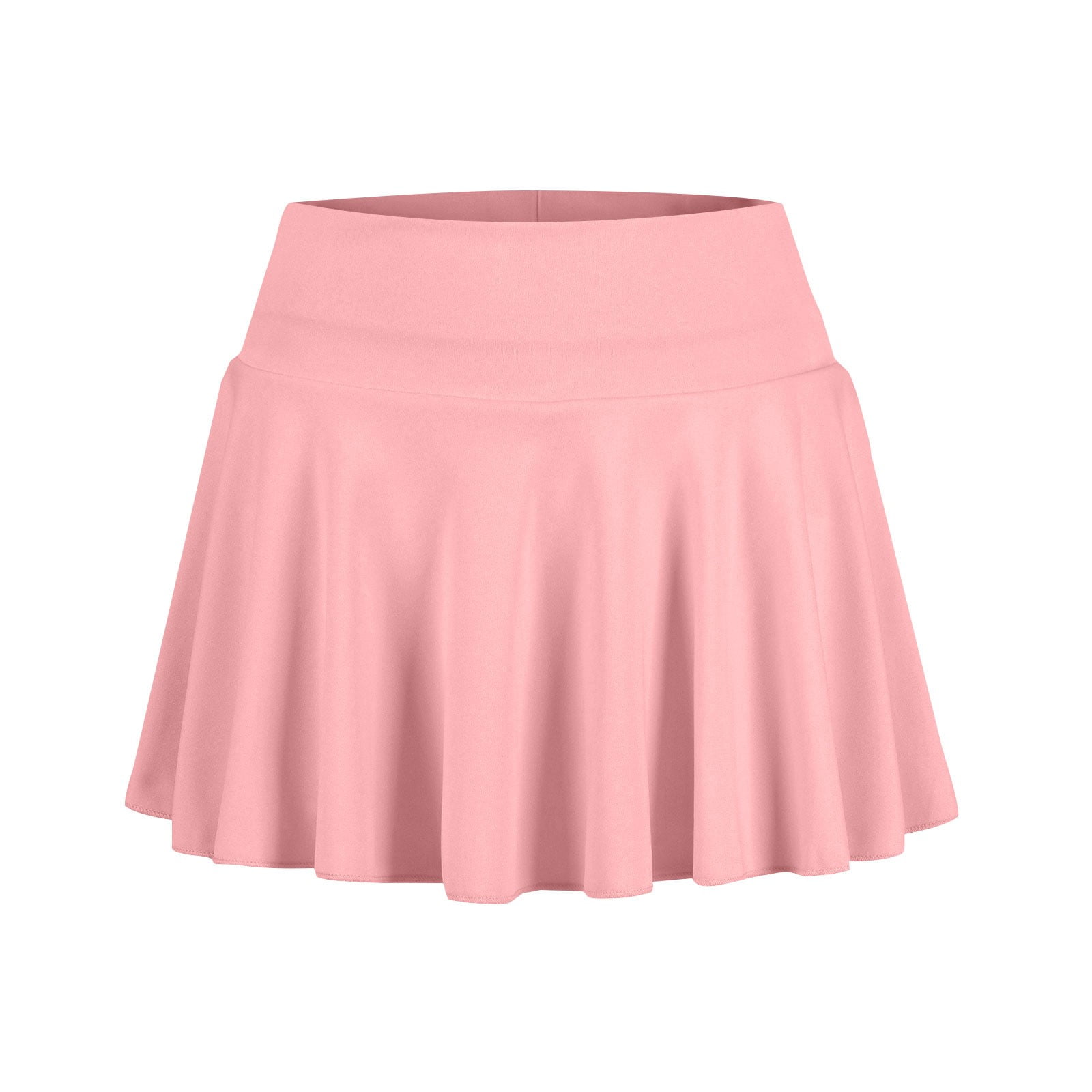 Xyxonk Pink Skirt for Women High Rise Tennis Mini Skirts with Pockets ...