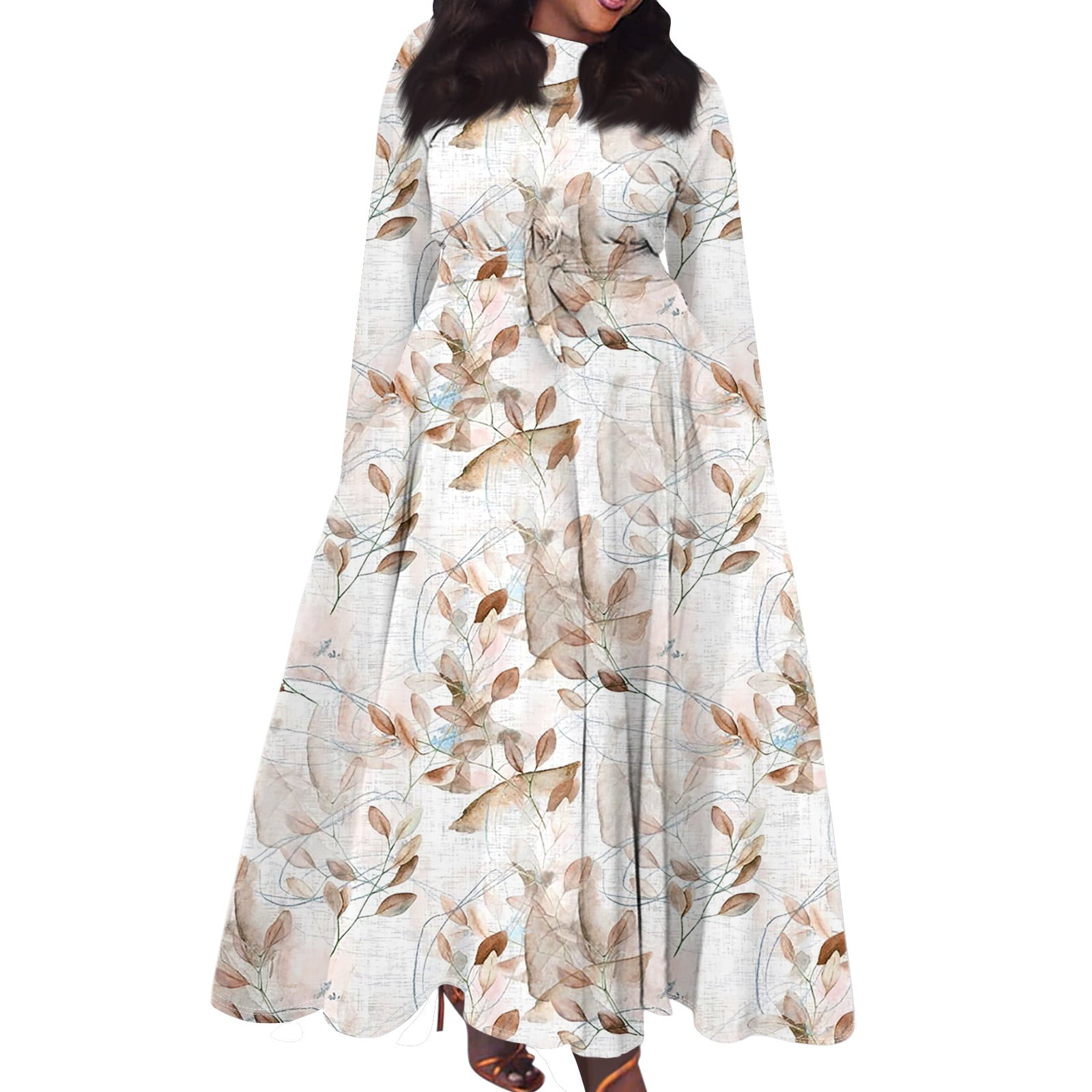 Xyxonk Plus Size Dresses for Curvy Women Trendy Knee Lengh Floral ...