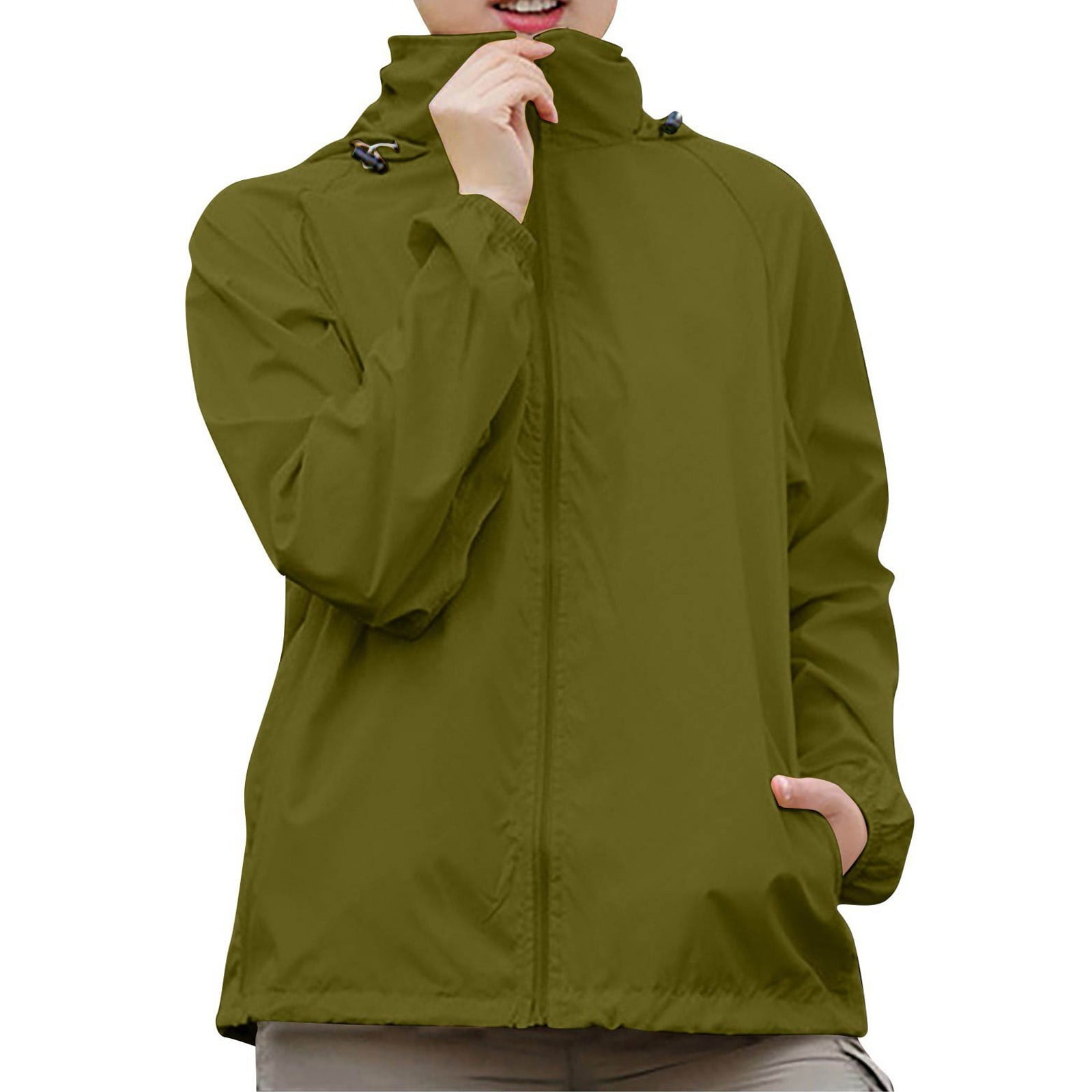 Xyxonk Womens UPF 50+ Sun Protection Jacket Cute Long Sleeve UV ...