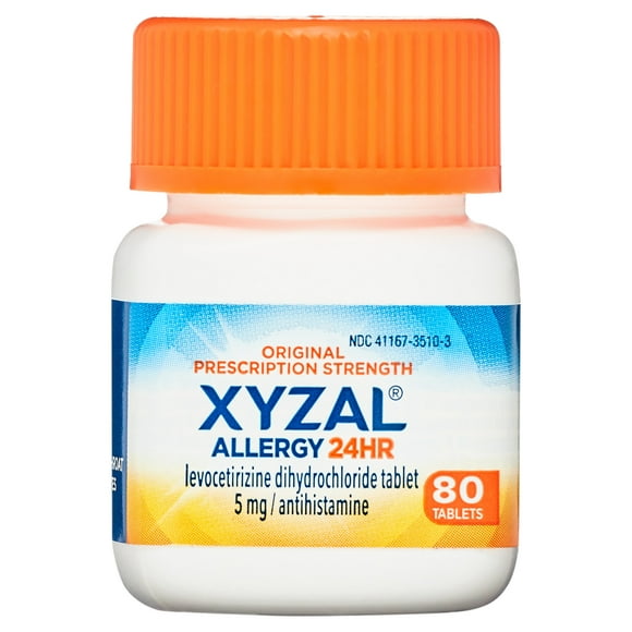 Xyzal Adult Allergy 24HR (80 Ct), Allergy Relief Tablets