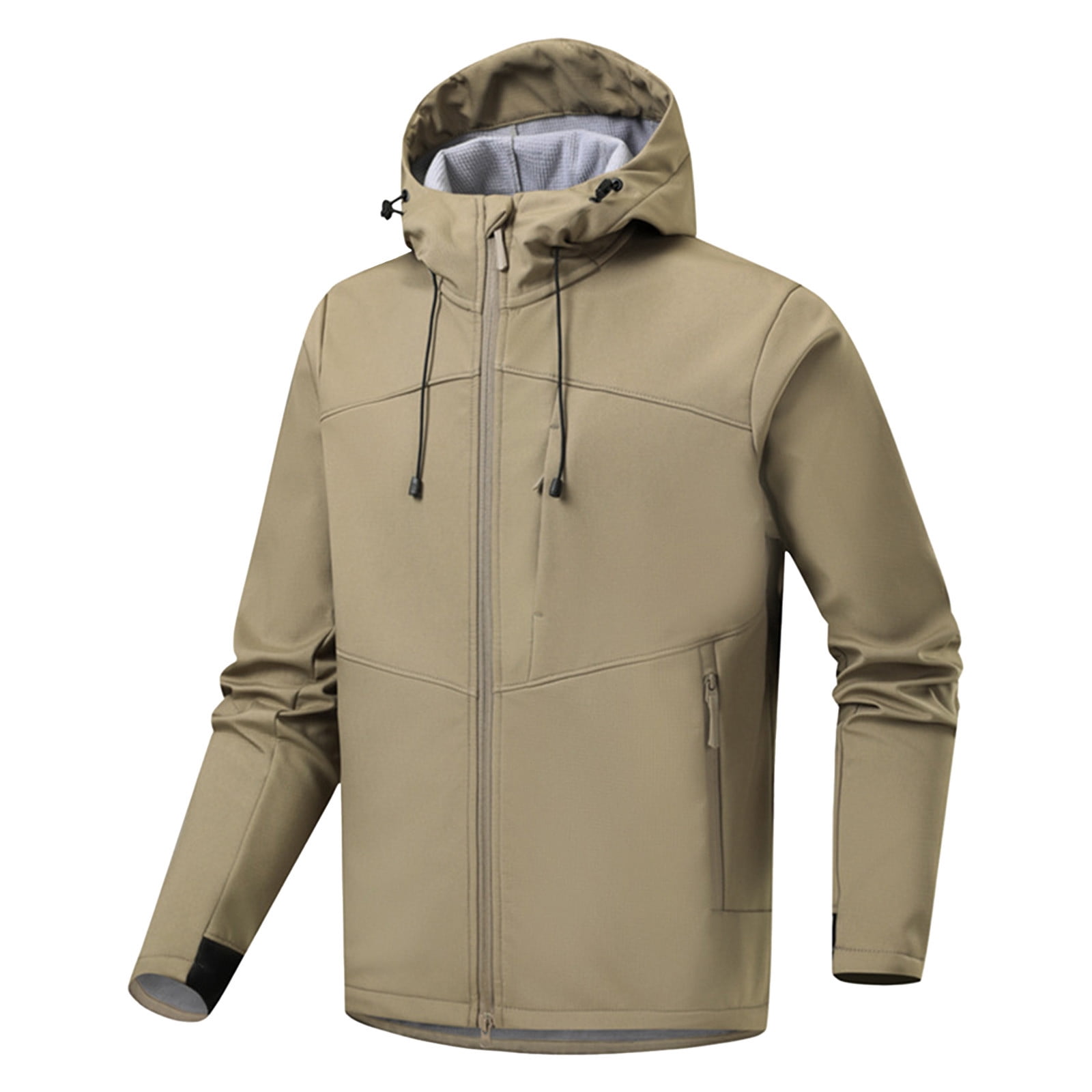Xzbqbs Mens Lightweight Waterproof Hooded Rain Jacket Outdoor Raincoat ...