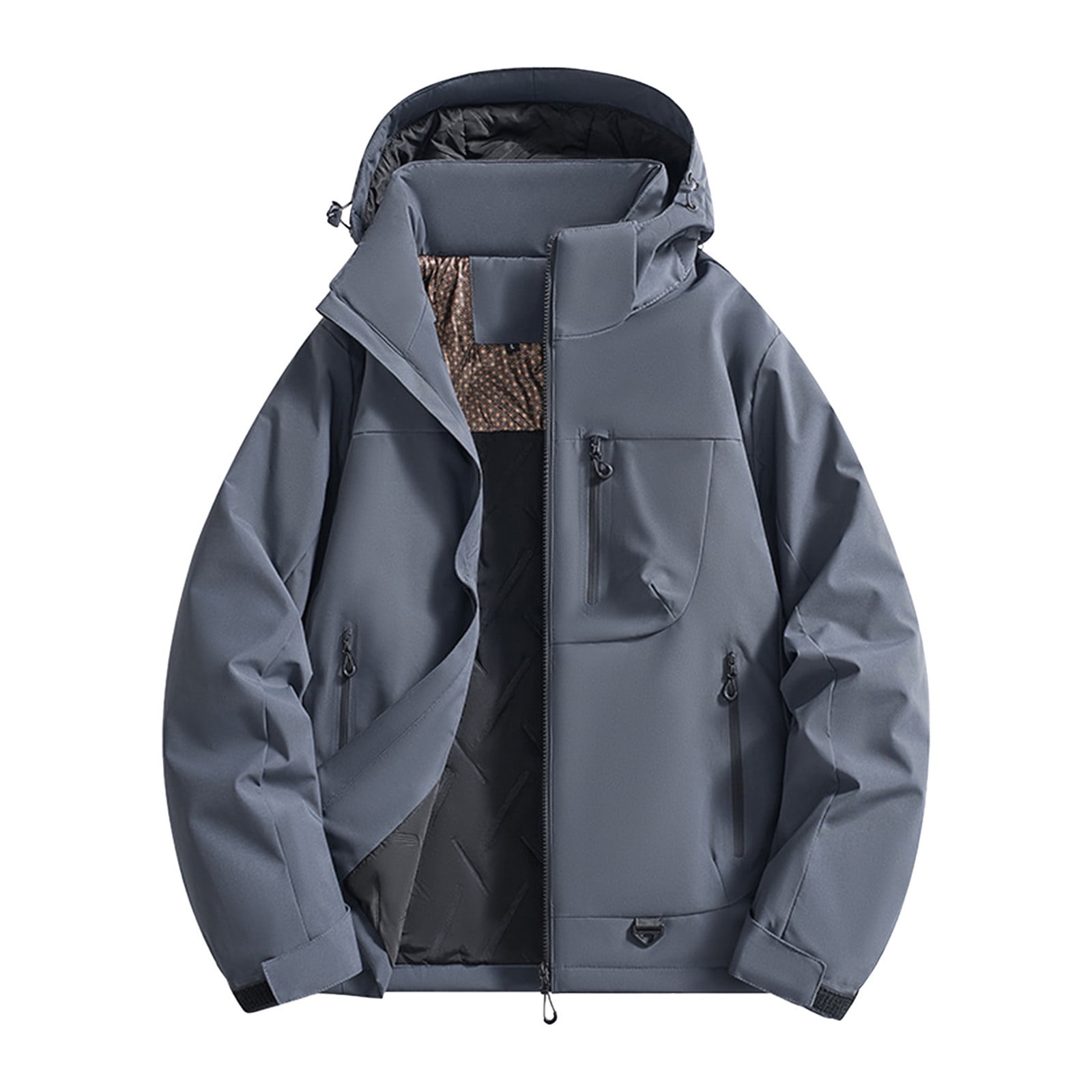 Xzbqbs Mens Lightweight Windbreaker Rain Jacket Waterproof Winter Work ...