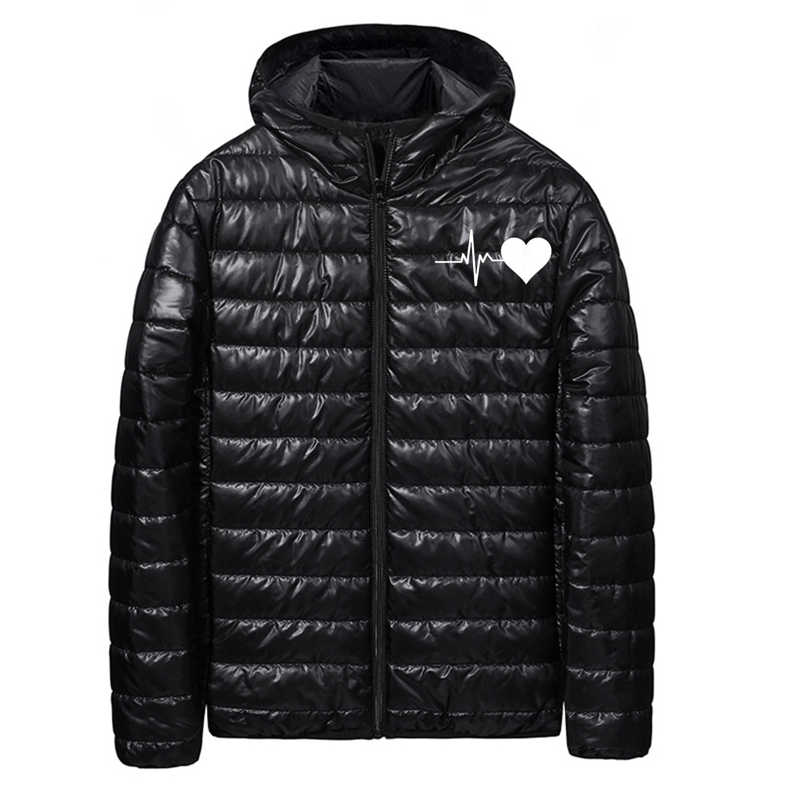 Xzbqbs Puffer Jacket Men Lightweight Packable Quilted Jackets Hooded ...