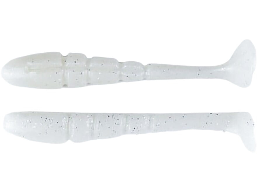 Xzone Pro Series Swammer Paddle Tail Swimbait Pearl Silver Flake Length ...