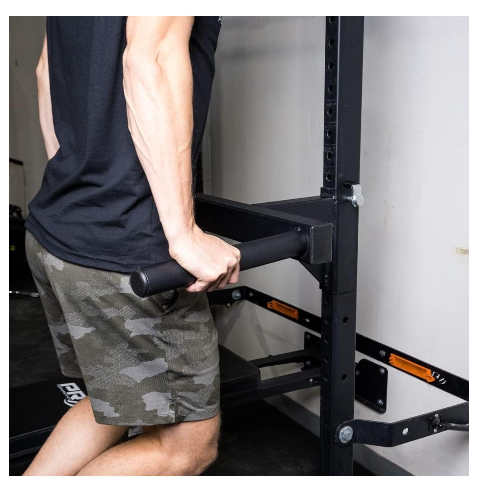 Y-Bar Dip Station Handles for Profile ONE 2x3 & PRO 3x3 Squat Racks, USA Made, Rack Mounted Dip ...