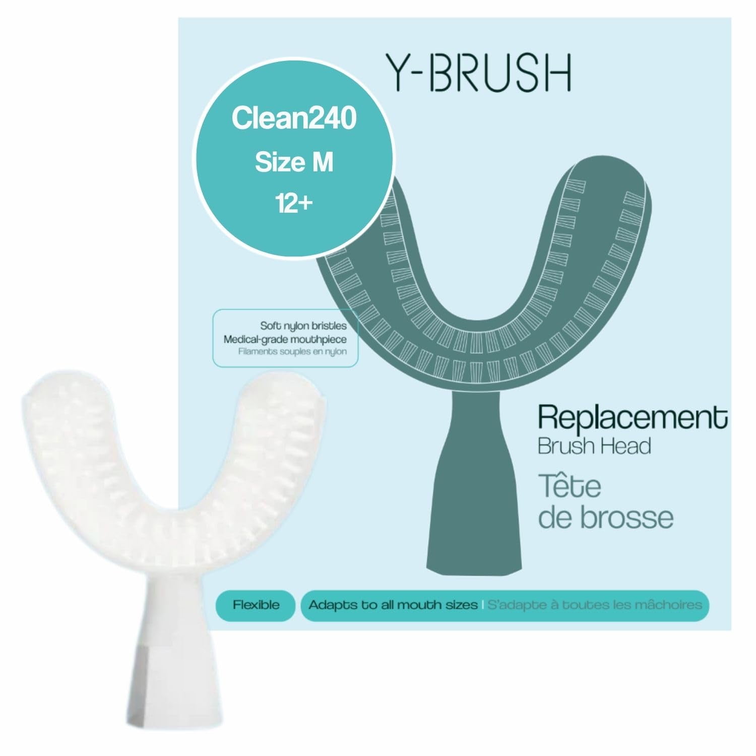 Y-Brush Clean240 Brush Head MMF7 (Replacement Brush Head) - Walmart.com