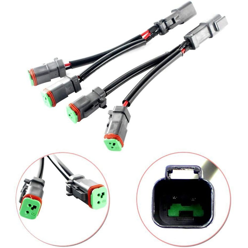 Y Connector Dt 2 To 1 Adaptor Splitter Dt Cable Led Work Light Bar ...