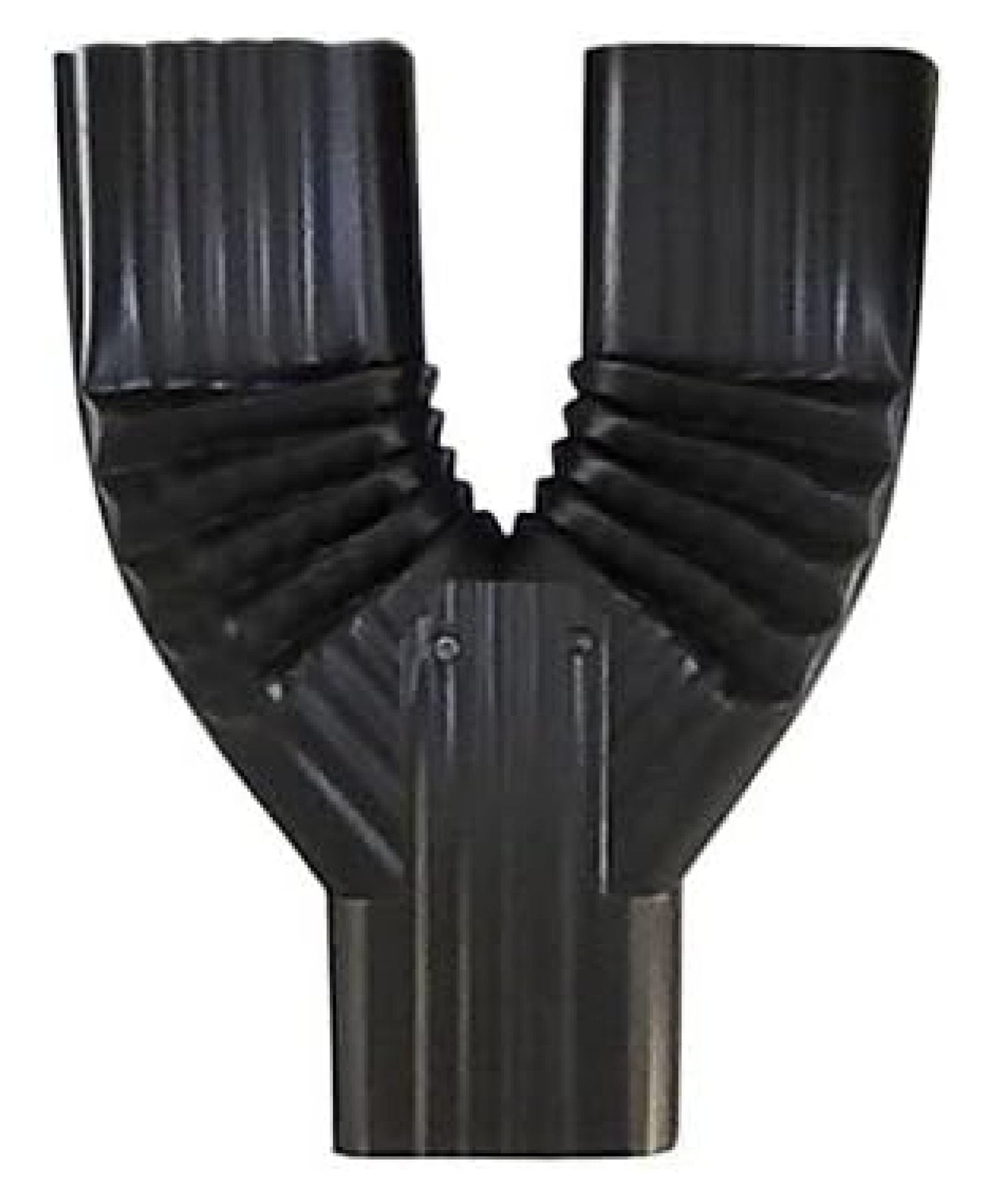Y Downspout Funnel for Rectangular Downspouts (3x4, Black) - Walmart.com