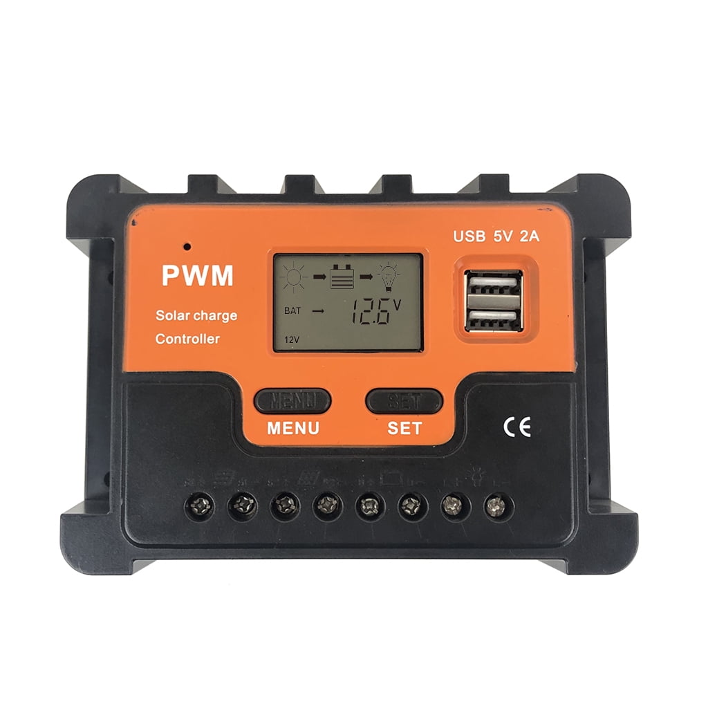 Y&H 40amp PWM Solar Charge Controller Max Pv 50V 12V 24V Auto LCD ...