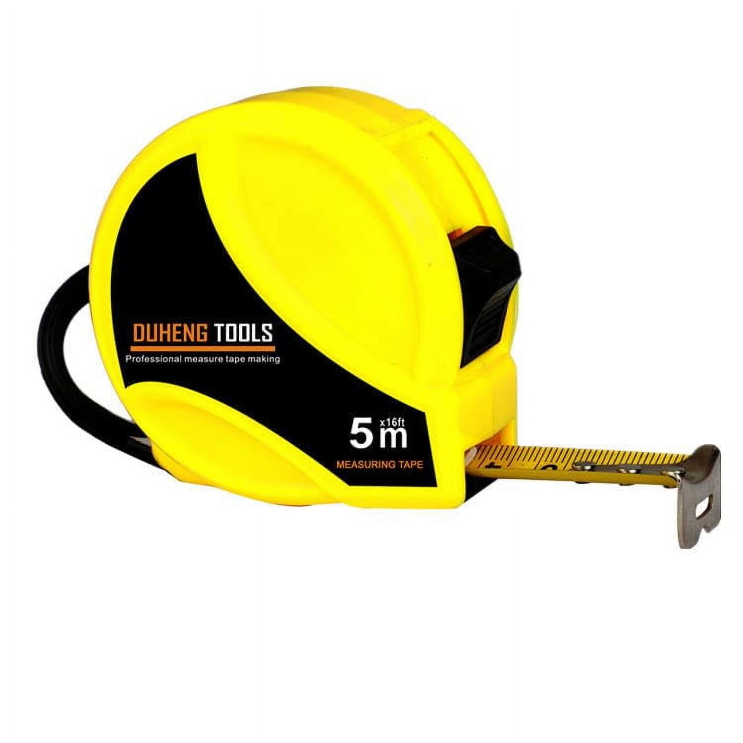 Y H M Tape Measure 12 Ft White Steel Convex Rule Self-Lock,Power-Return ...