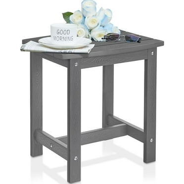 Soto Metal Outdoor Side Table, Black - Walmart.com