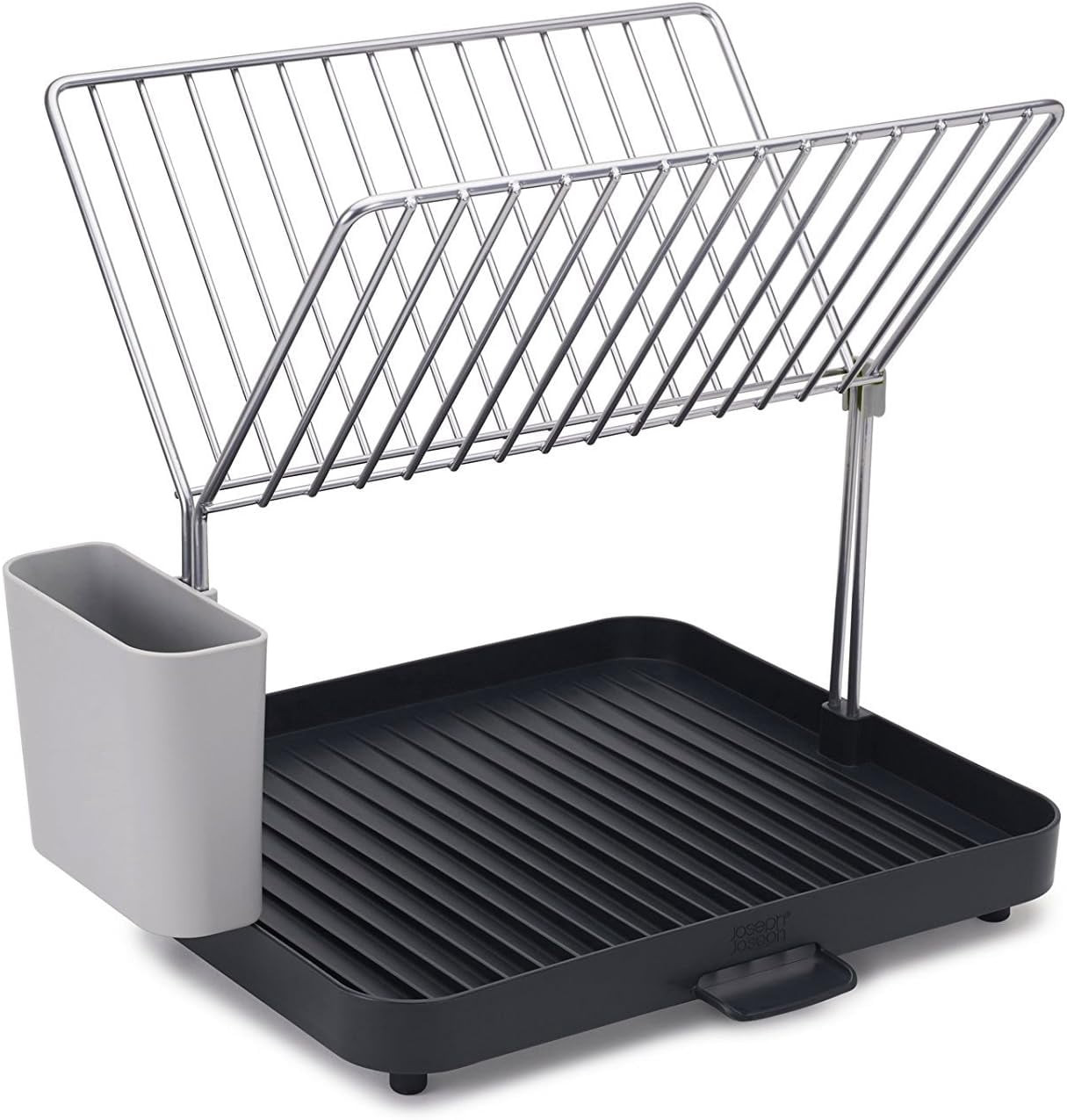 Y-Rack Dish Rack and Drain Board Set with Cutlery Organizer Drainer ...