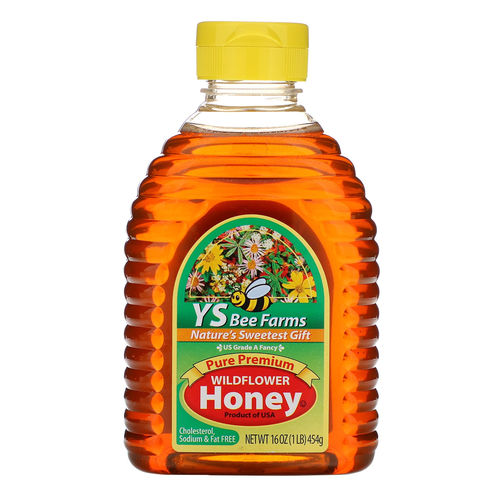 YS Organic Bee Farms - Pure Premium US Grade A Fancy Wildflower Honey ...