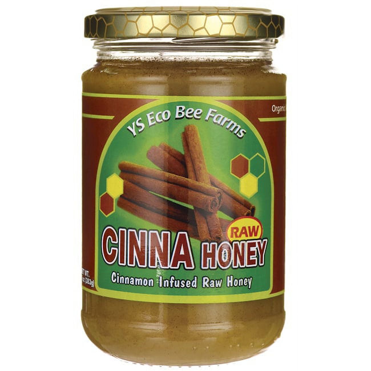 Y.S. Eco Bee Farms Raw Cinna Honey 13.5 oz Paste - Walmart.com