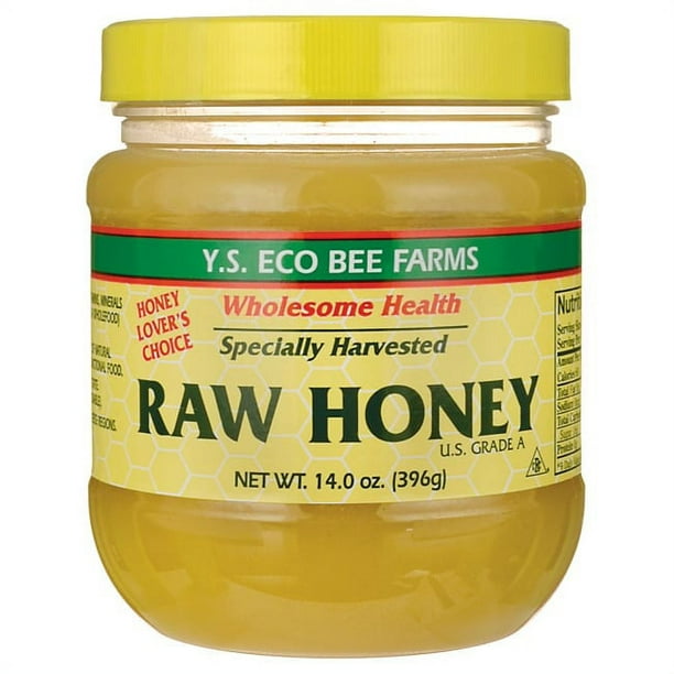 YS Organic Bee Farms - Raw Honey - 14 oz. - Walmart Business Supplies