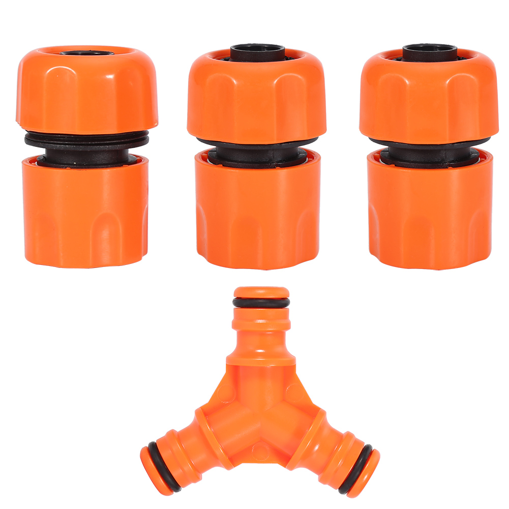 Y-Shaped 3-Way Hose Connector Splitter for Garden, 3 x 3/4 G Thread ...