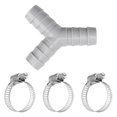 Y Shaped Drain Splitter Washing Machines Various Outlet Adapter Plastic ...