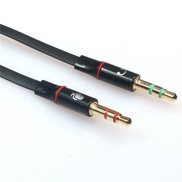 3.5 mm stereo female 2 RCA male AV cable auxiliary audio adapter wire ...