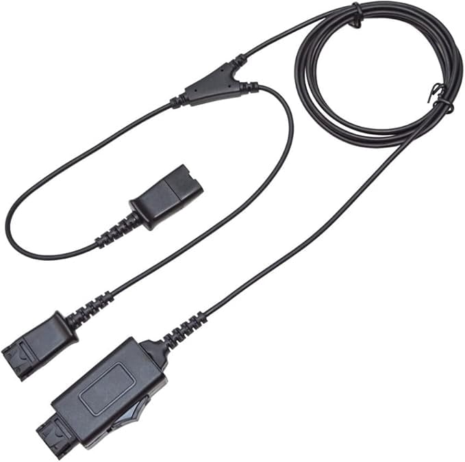 Y-Splitter Adapter Y-Training Cable with Mic Switch Compatible with ...