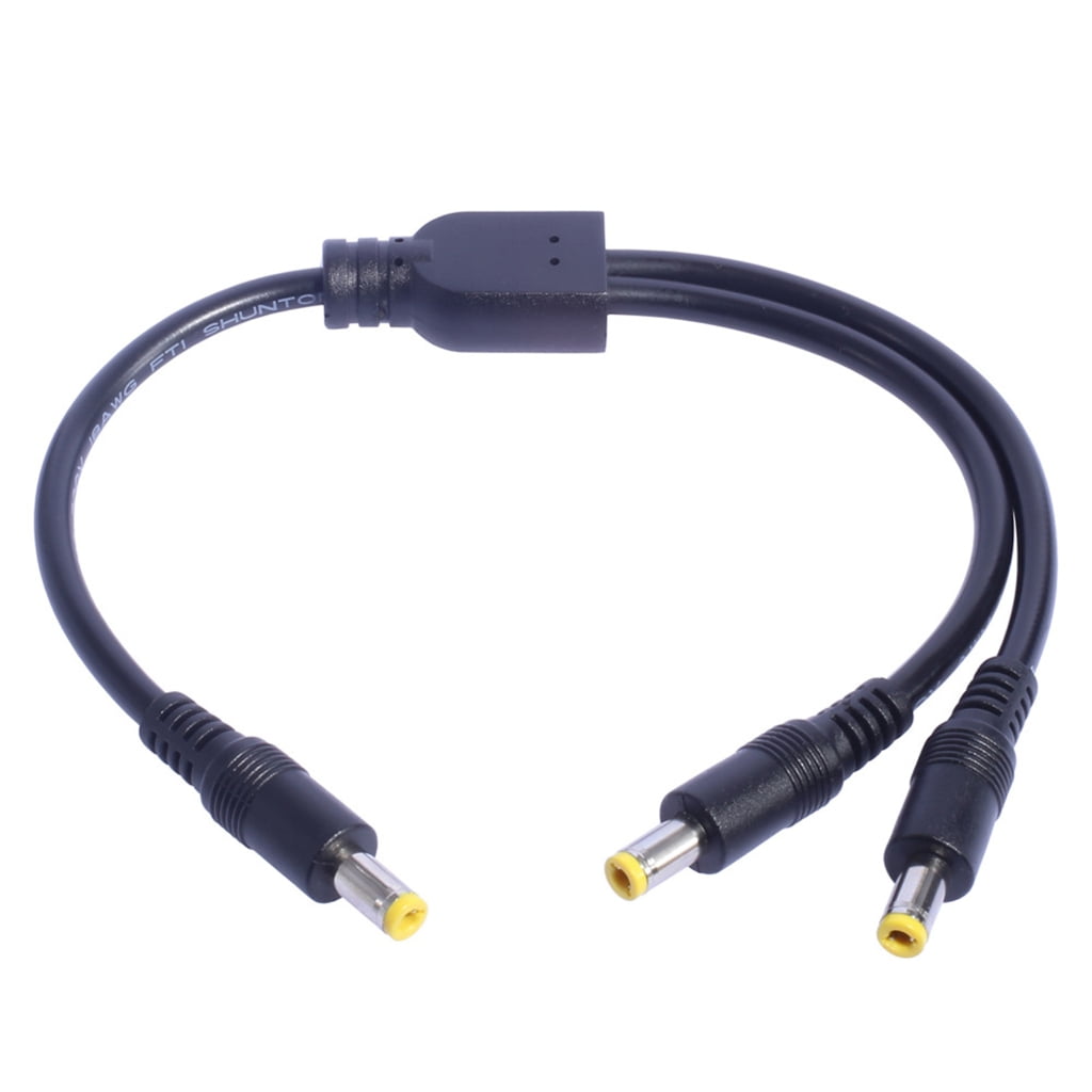 Y Splitter Cable 18AWG Male to Male 5.5x2.5mm 5.5x2.1mm Connector for ...