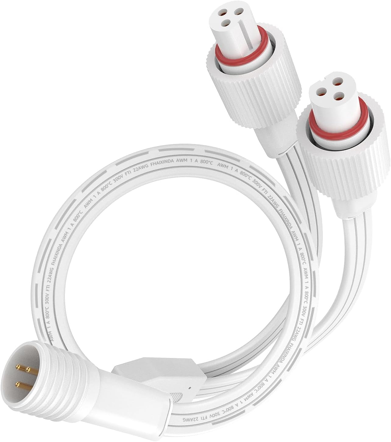 Y-Splitter Extension Cable for Govee Permanent Outdoor Lights Pro,IP68 ...