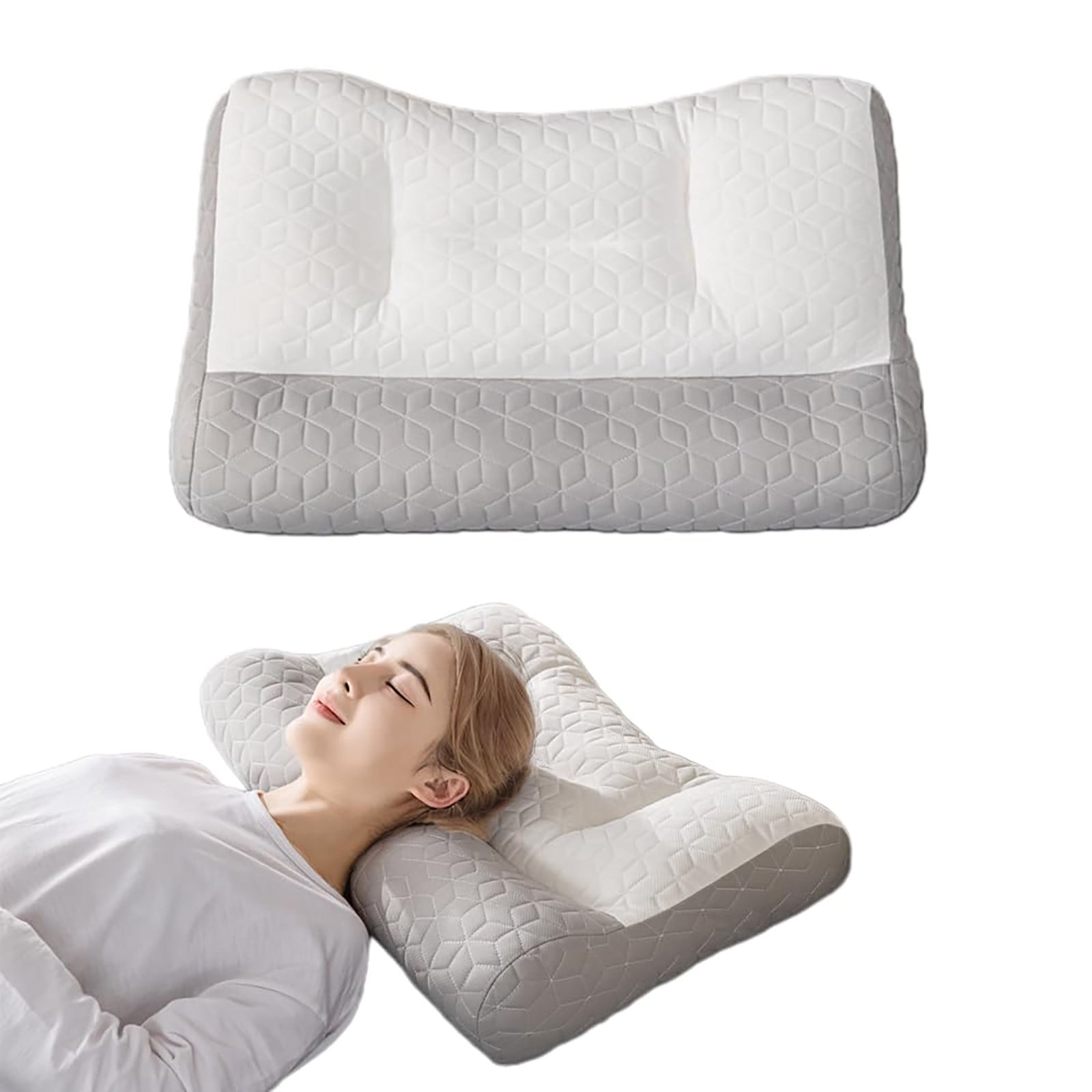 Y-Sunset Orthopedic Memory Foam Pillow for Deep Sleep – Ergonomic Neck ...