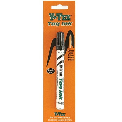 Y-TEX 612000 Tag BLK Ink Pen - Walmart.com