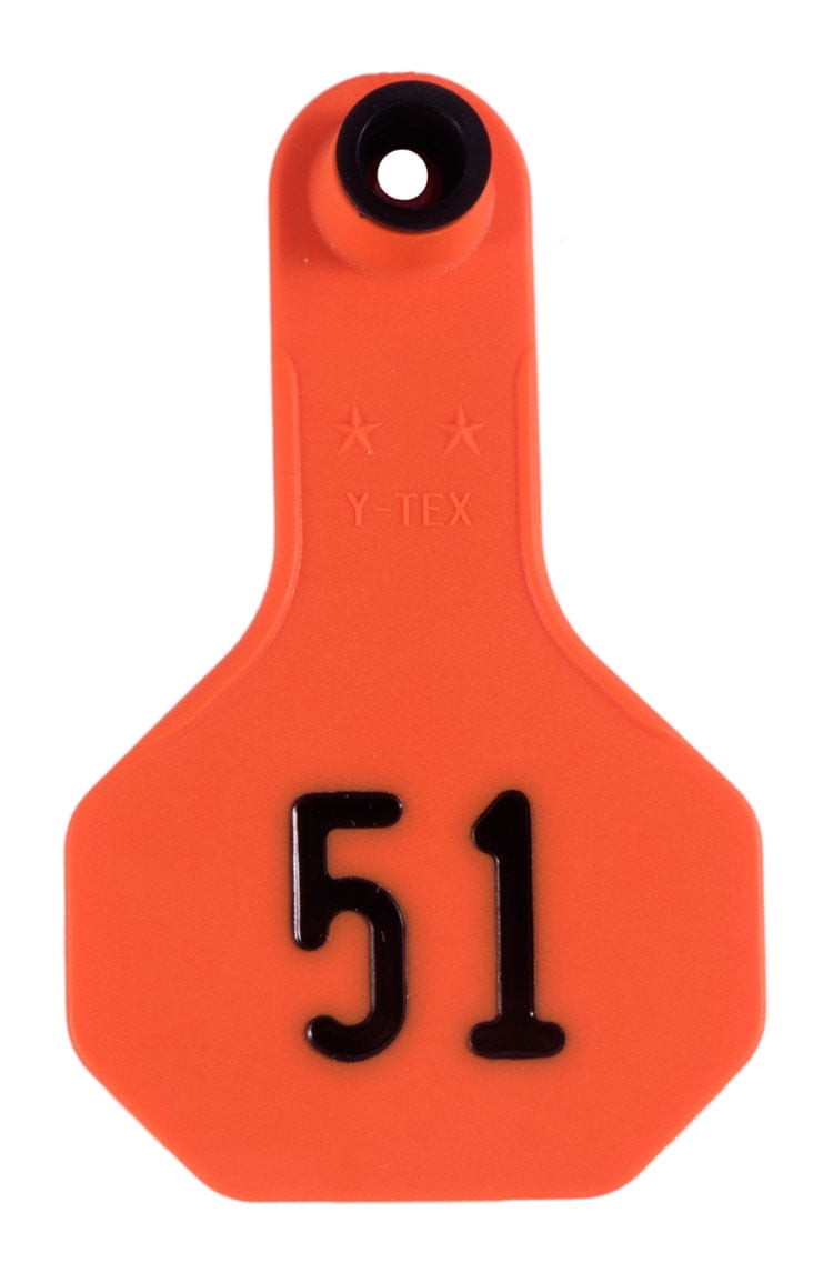 Y-Tex Small, Numbered (25) Color: Red Number: 26-50 - Walmart.com