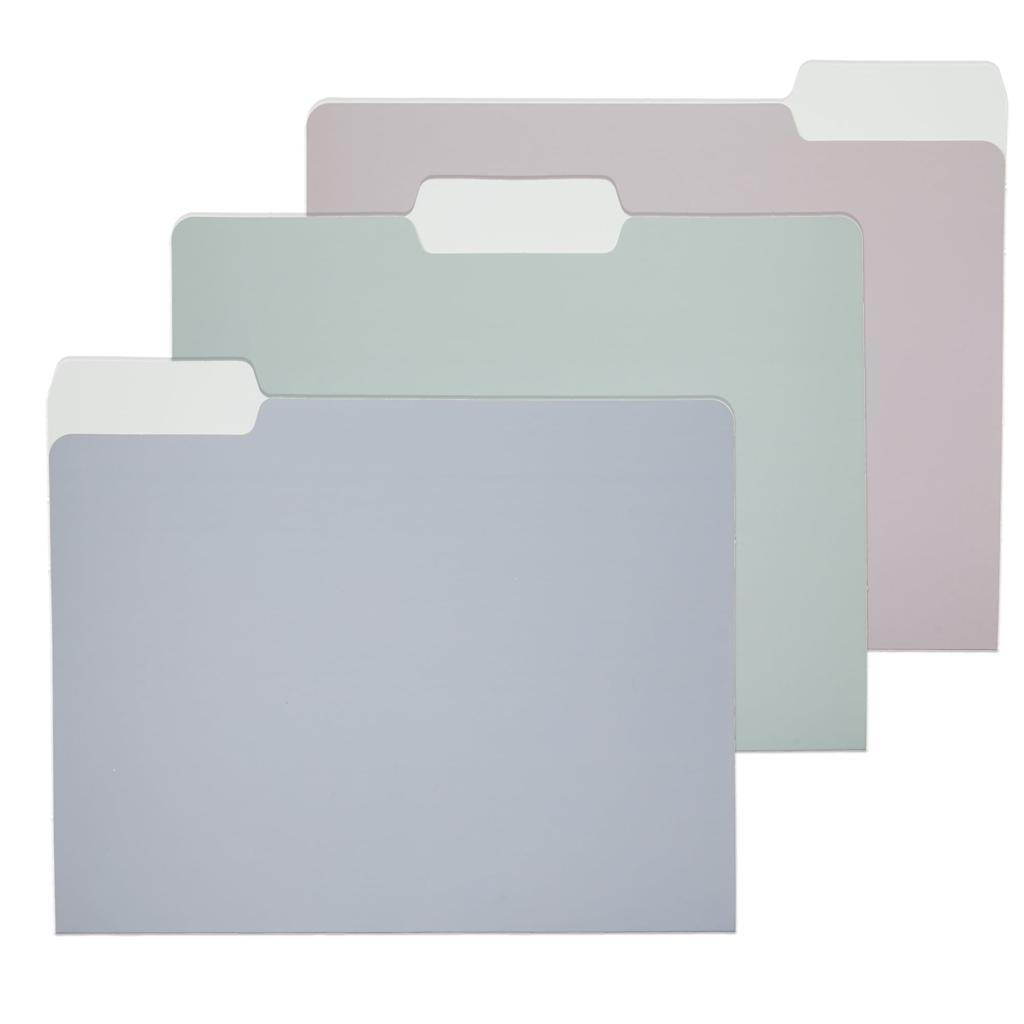 Y YOMA 12 Pack Colored File Folders Letter Size Decorative File Folder ...