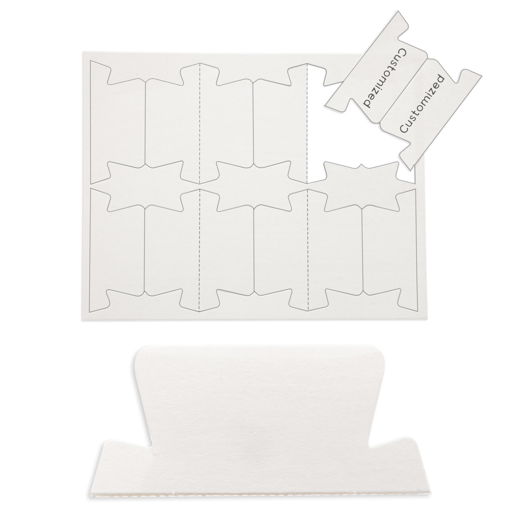 Y YOMA 30 Pack Paper Hanging File Folder Tabs Decorative Tab for ...