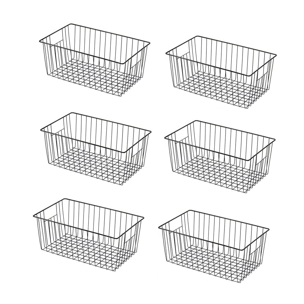 Y.Z.Bros 16" L x 12" W Wider Freezer Storage Organizer Baskets ...