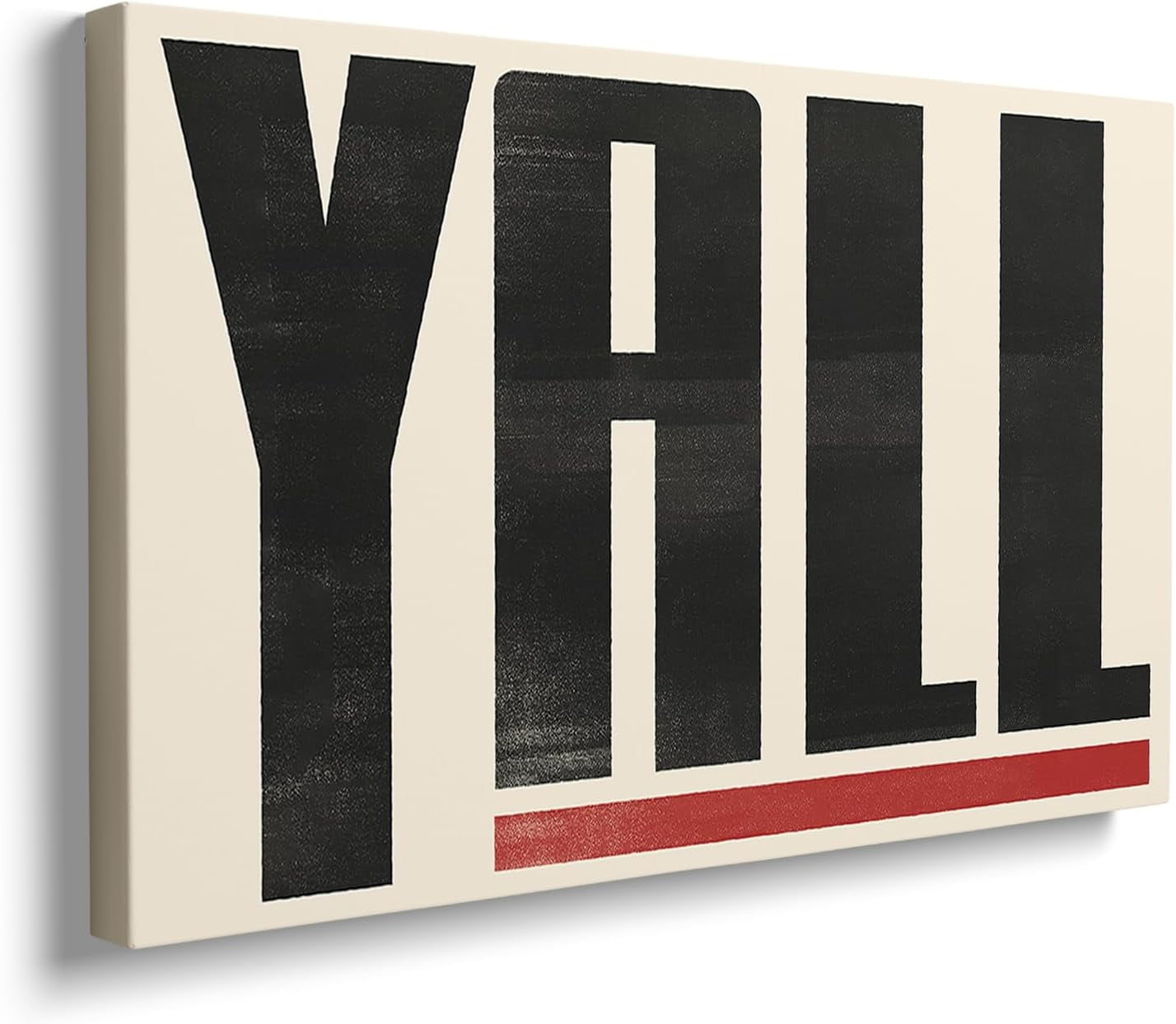 Y''all Means All Typography Poster, Funny Wall Decor Western Wall Art ...