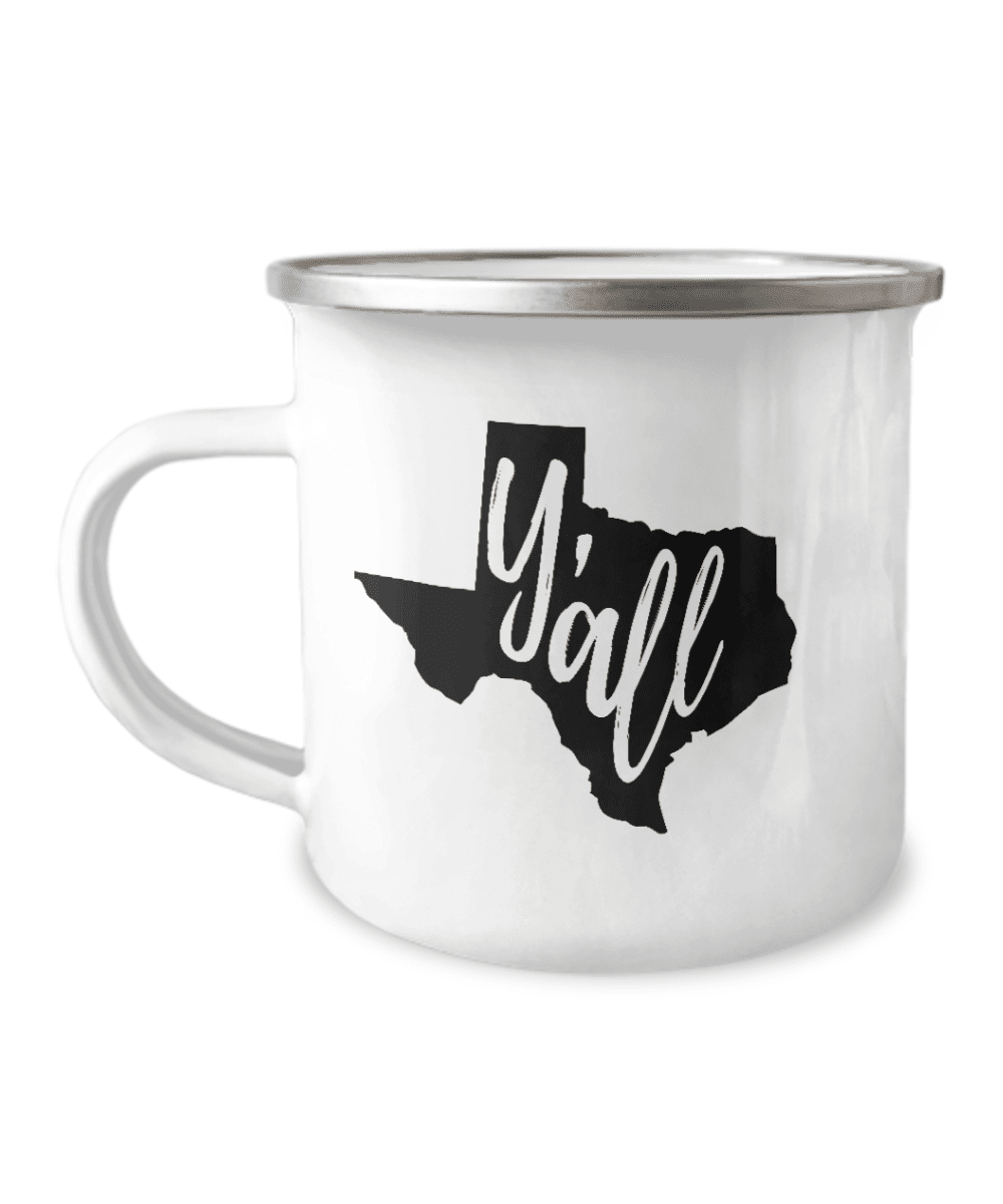 Y'all Texas Map Coffee Mug - Walmart.com