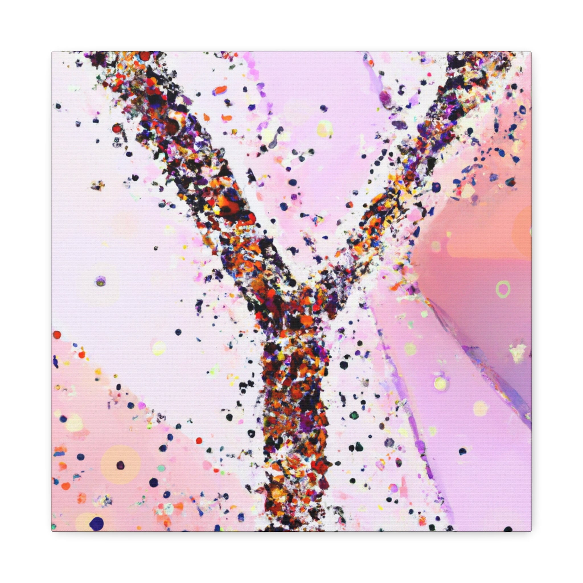 "Y in Pointillism" - Canvas - Walmart.com