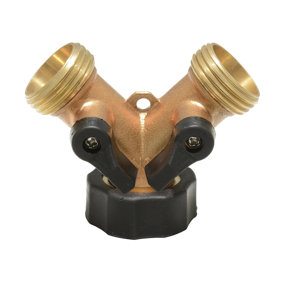 Y-shaped metallic hose adapter made of bronze Surtek - Walmart.com