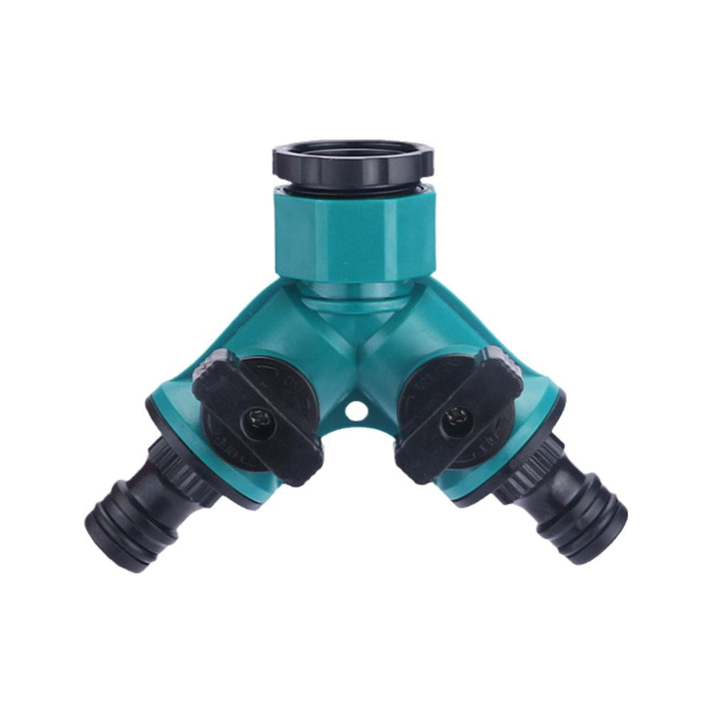 Y-Type Two-Way Valve Diverter Garden Garden Water Pipe Switch Quick ...