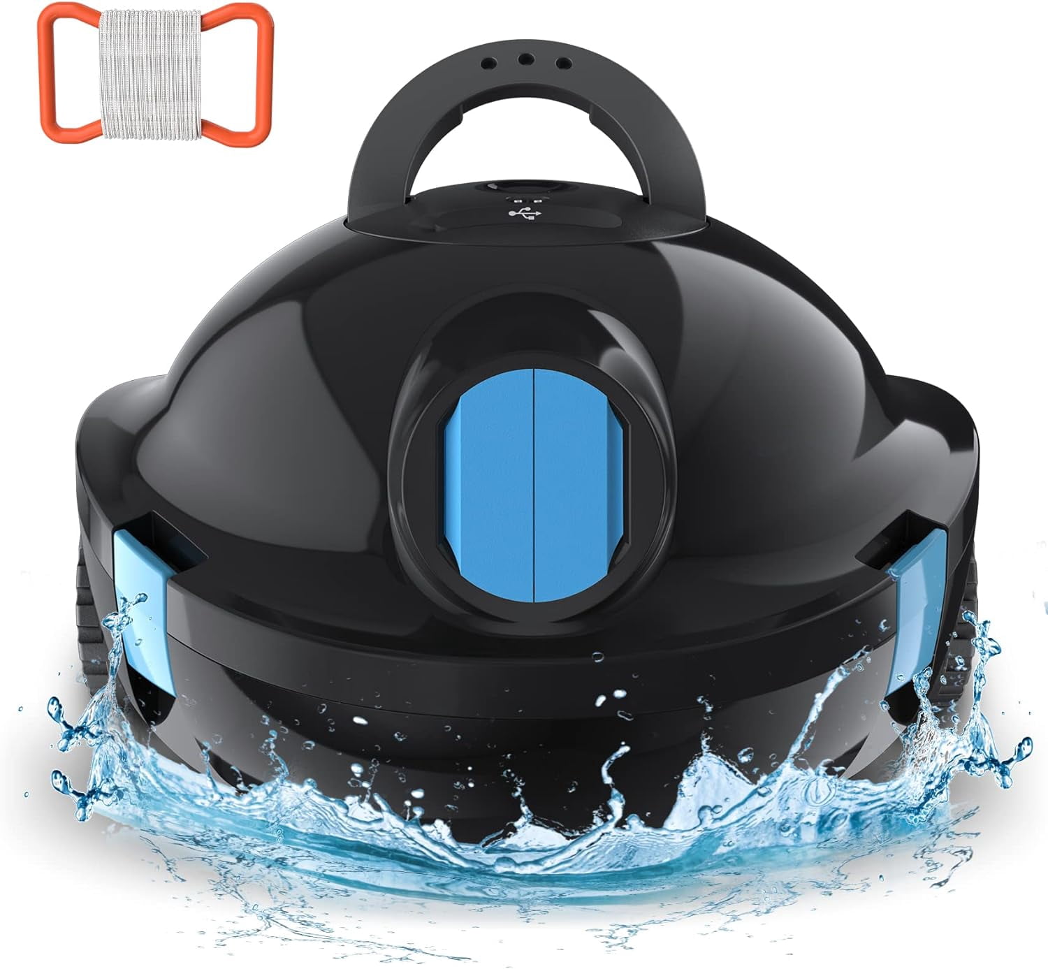 Y10 Cordless Robotic Pool Cleaner, Automatic Vacuum with 90 Min Runtime ...