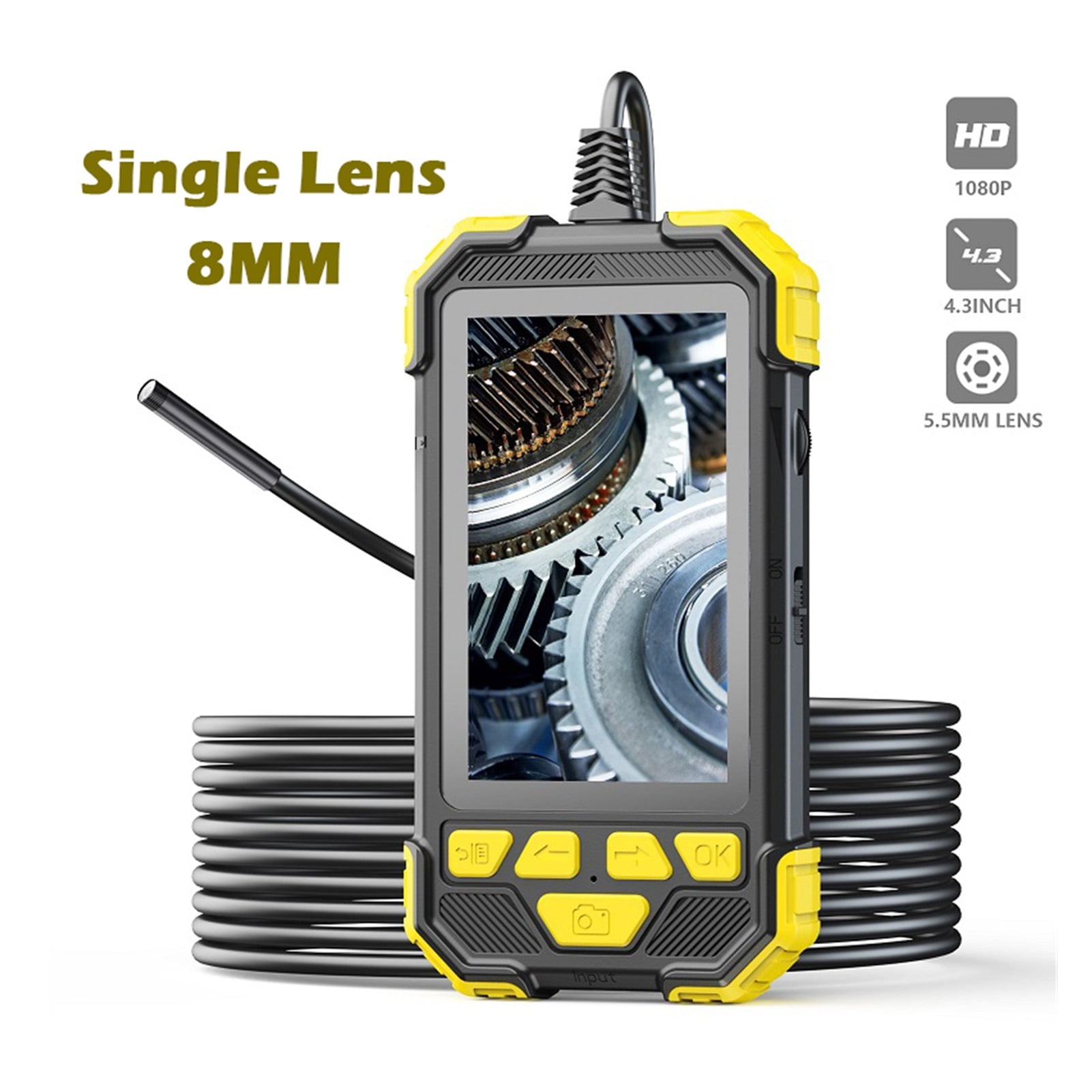 Y19 Endoscope Camera Single & Dual Lens Camera 4.3" IPS Screen HD1080P ...